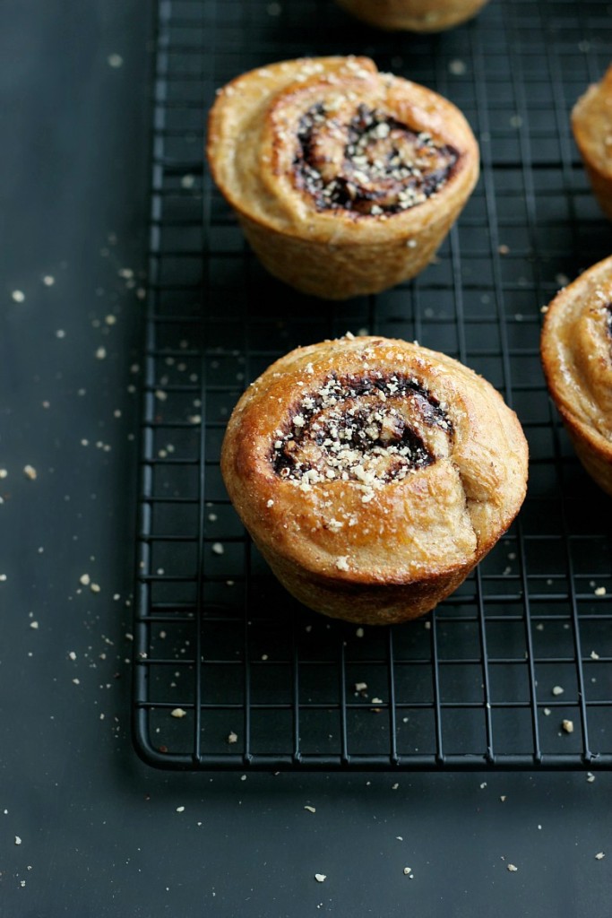 Chocolate, Hazelnut + Olive Oil Buns – Happy Hearted Kitchen