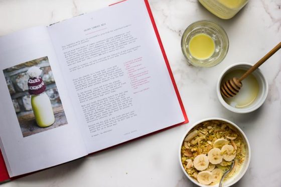 Golden Turmeric Milk from the Virtuous Tart Cookbook – Happy Hearted ...