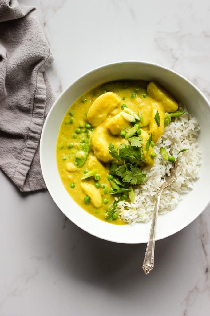 Simple Pea + Potato Curry – Happy Hearted Kitchen